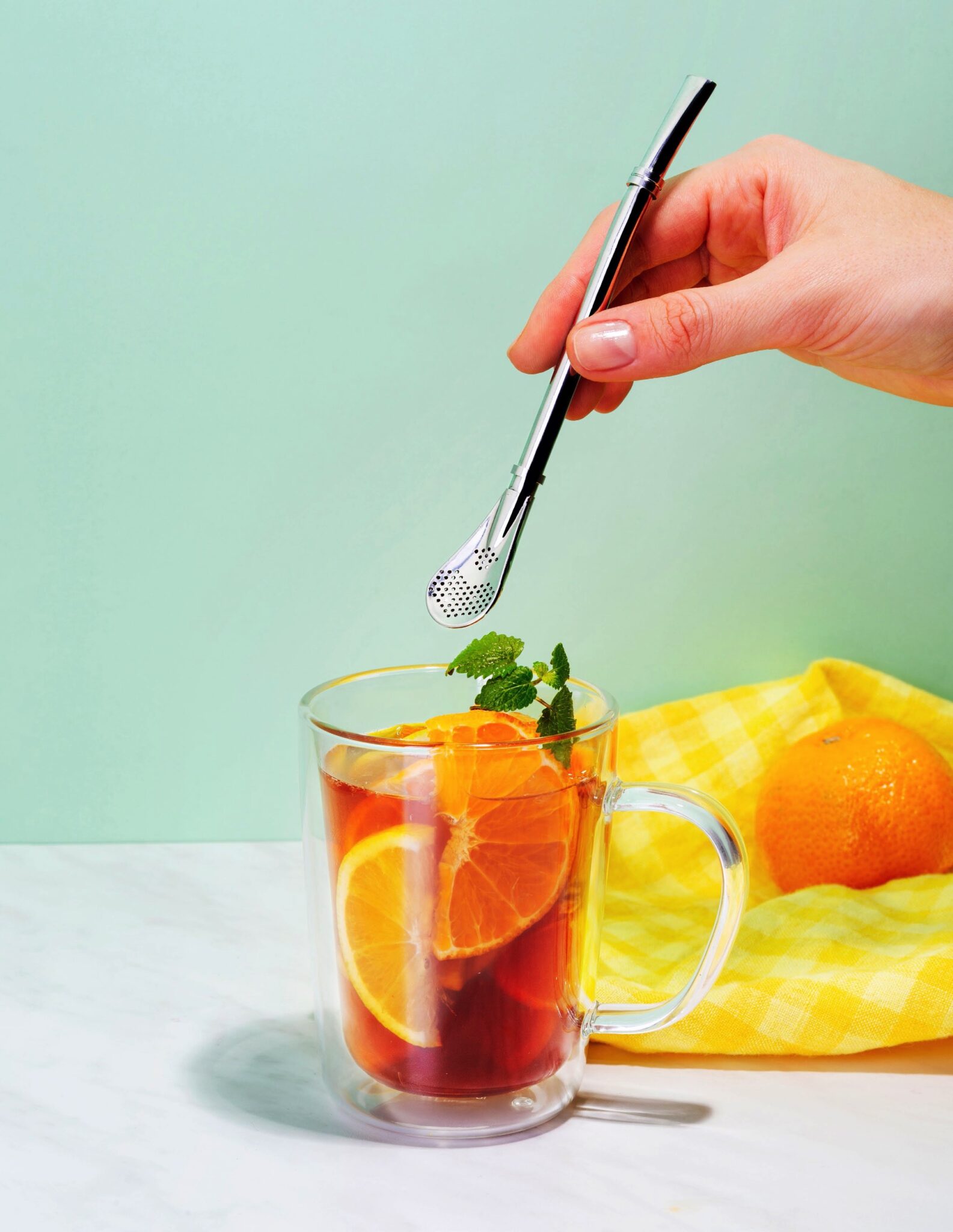 Trinkhalm Strohhalm mit Filter - Straw-Spoon (Edelstahl)